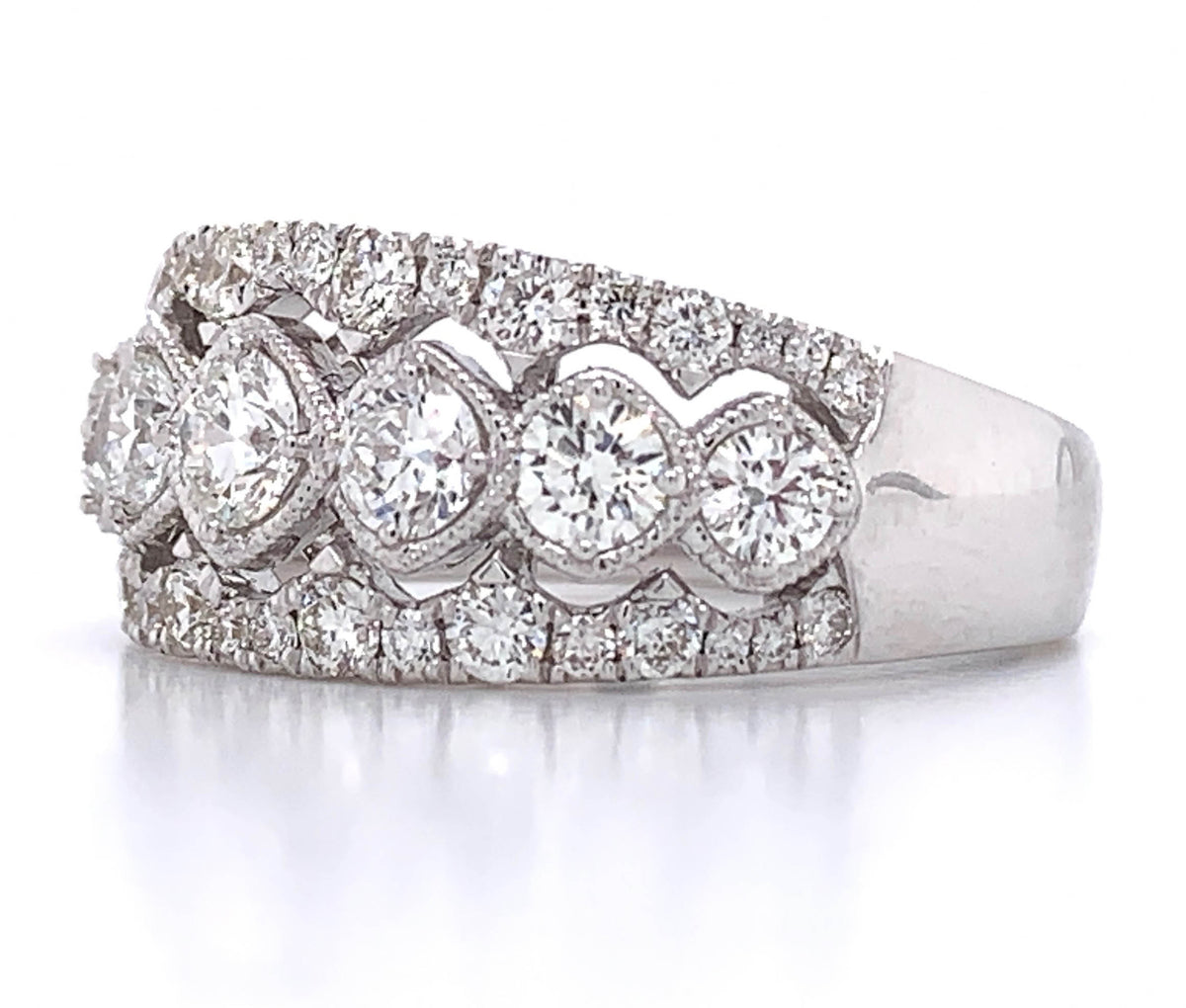 Diamond Fancy Right Hand Ring – HANIKEN JEWELERS NEW-YORK