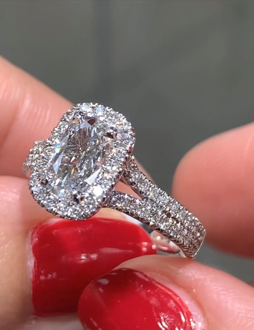 Henri Dausi 1.18ct tw Engagement Ring – HANIKEN JEWELERS NEW-YORK